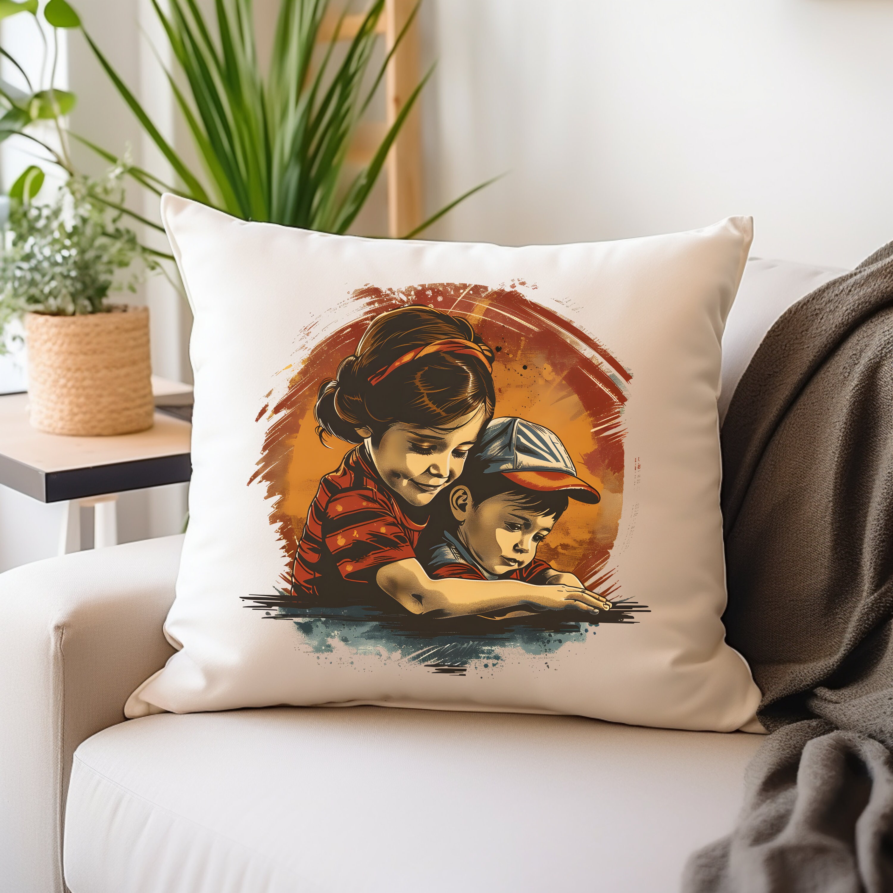 Vintage Siblings Clipart Package Vol.1, Vintage Siblings Clip Arts, 24 ...