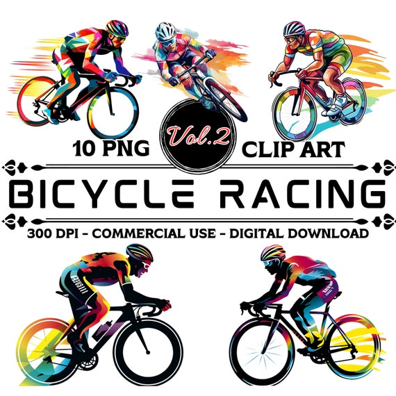 Racing Bicycle Clipart