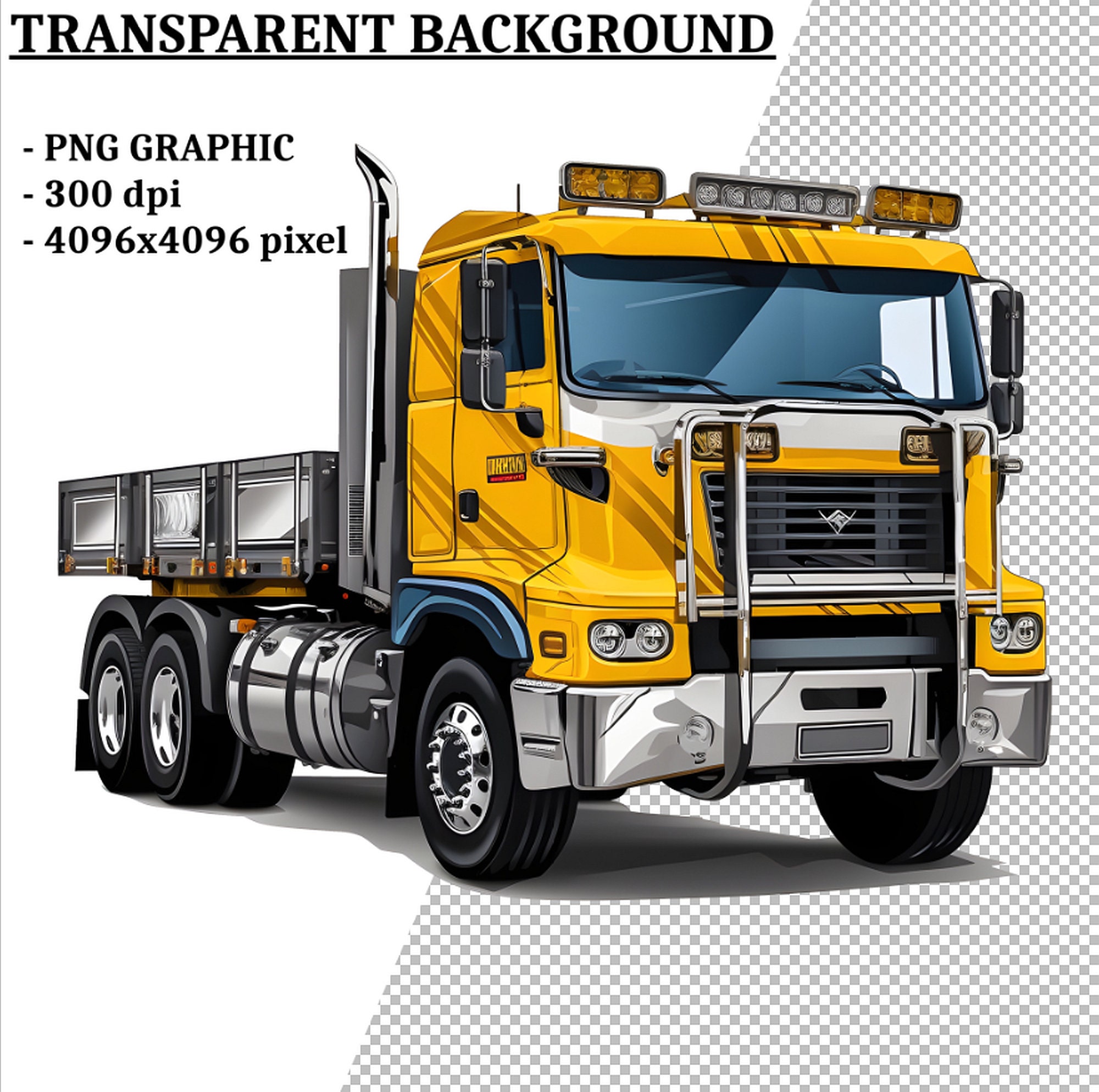 Trucks Around the World Clipart Bundle Vol. 1, 40 Truck/lorry Clip Art ...