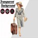 20th Century-travel Lady Clipart Bundle Vol.1, Vintage Travel Ladies ...