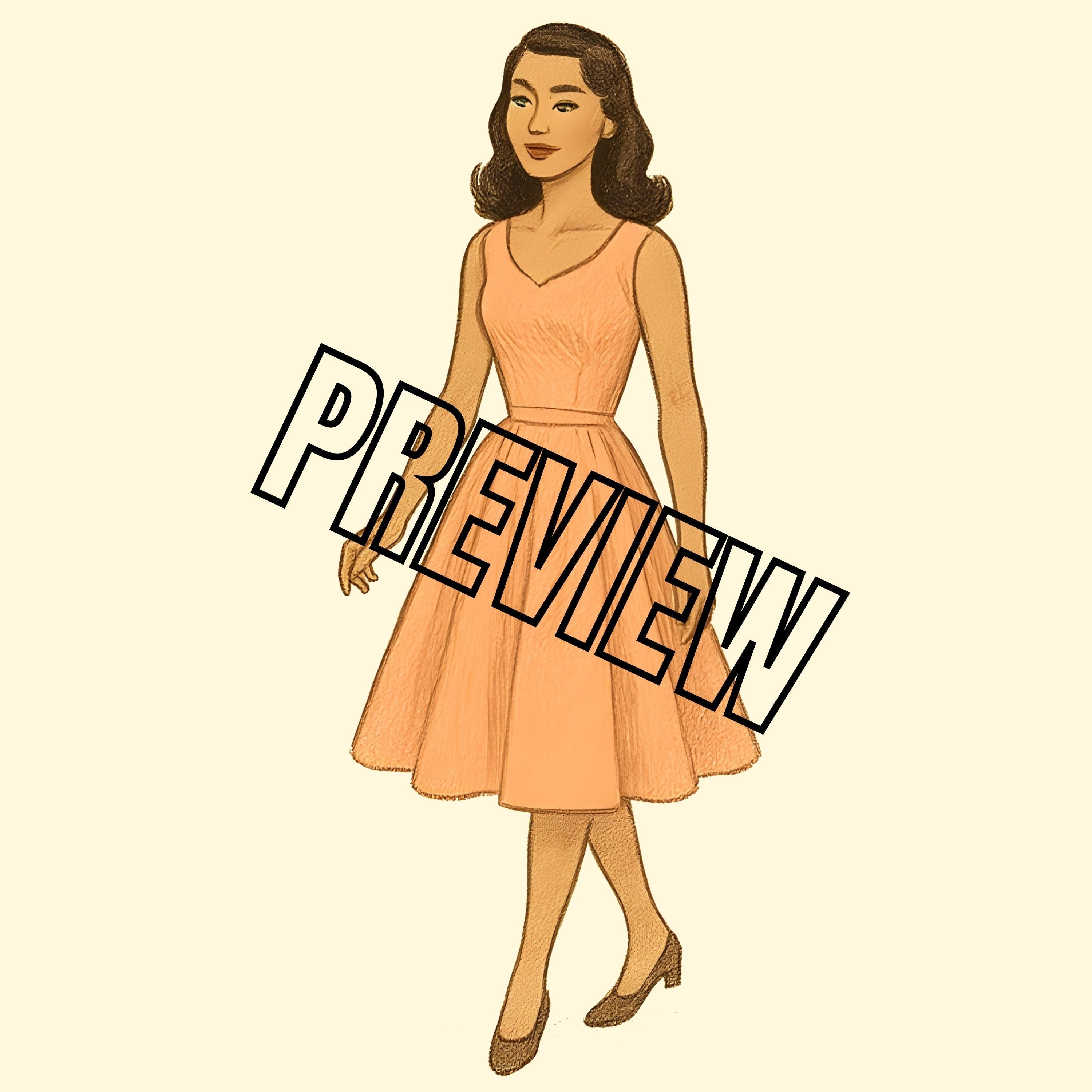 Vintage Women Clipart Bundle – 92 PNG Graphics | Retro Women ...