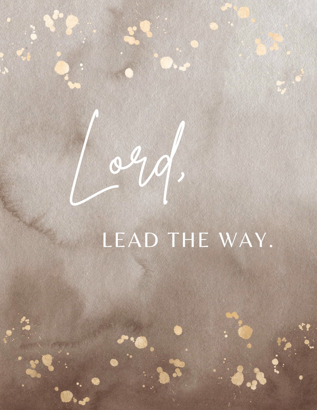 Lord, Lead the Way Print - Etsy