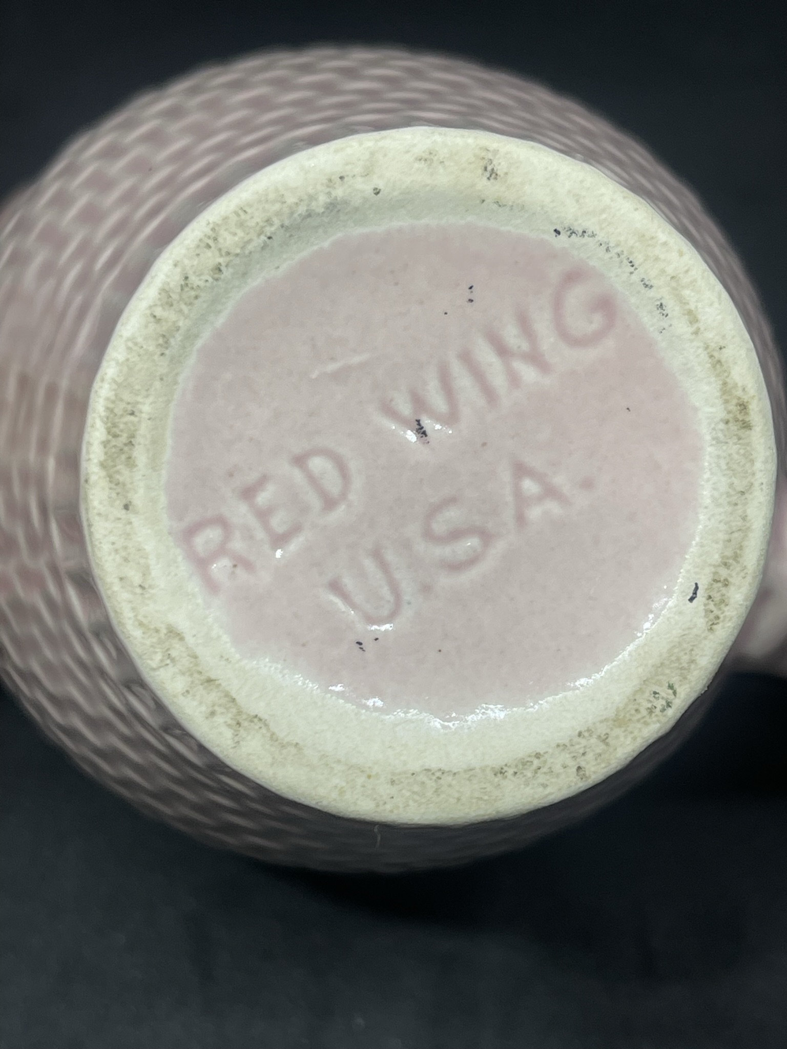 Vintage Red Wing USA Pottery Pink Spice Creamer - Etsy