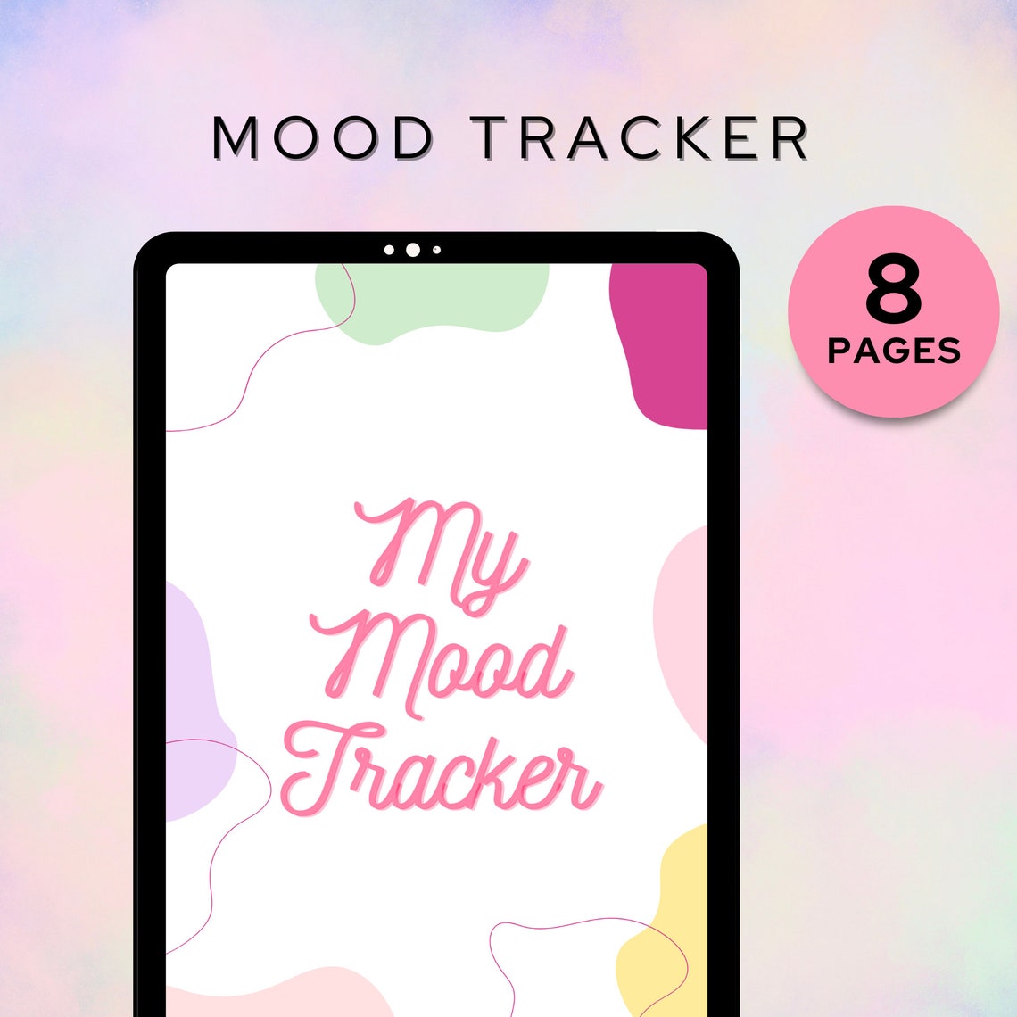 My Mood Tracker - Digital and Printable, Mood Journal, Mood Chart, Mood ...