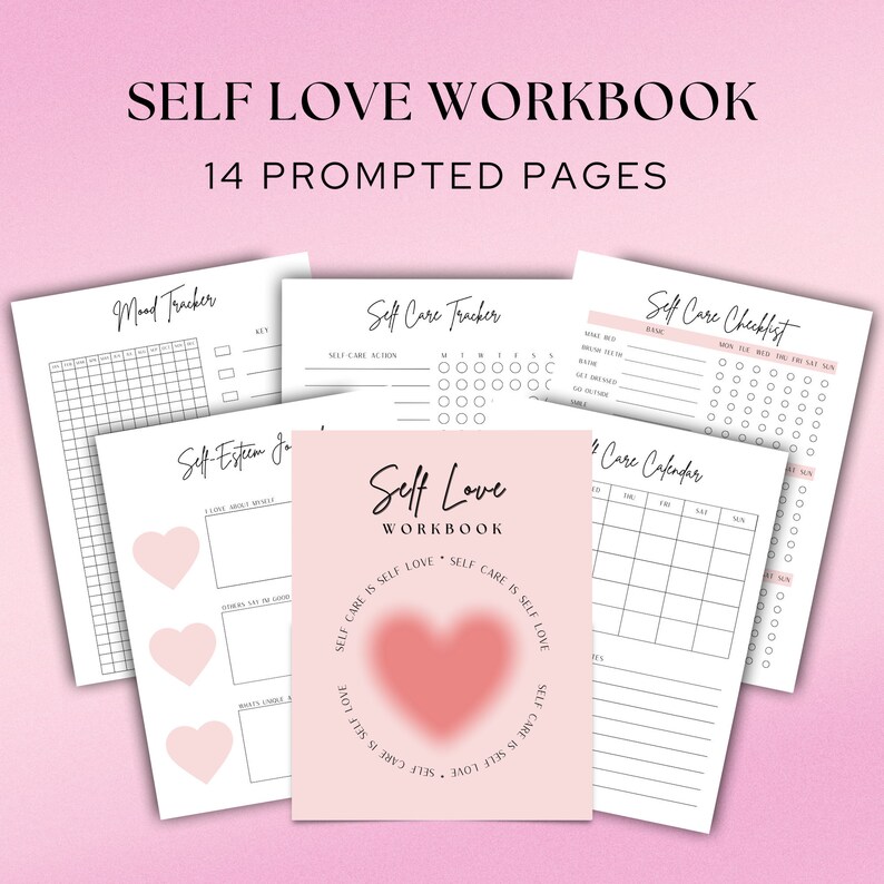 Self Love Workbook - Digital and Printable | Self Love Journal, Self ...