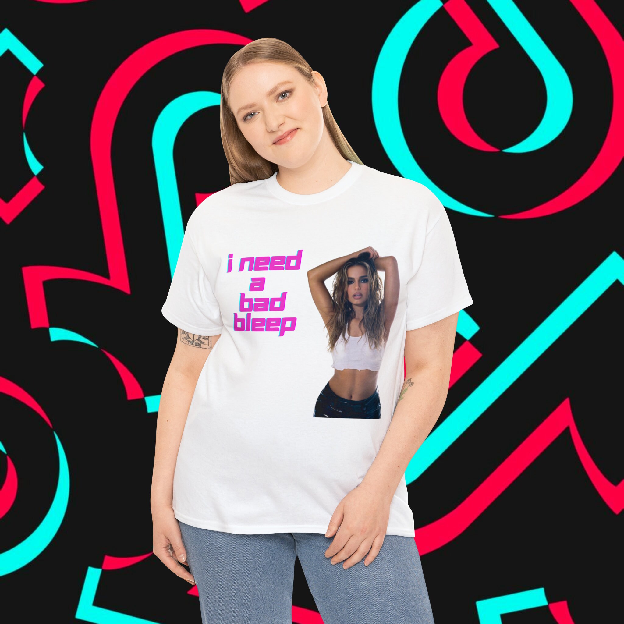 Addison Rae Bad Bleep Tee - Etsy