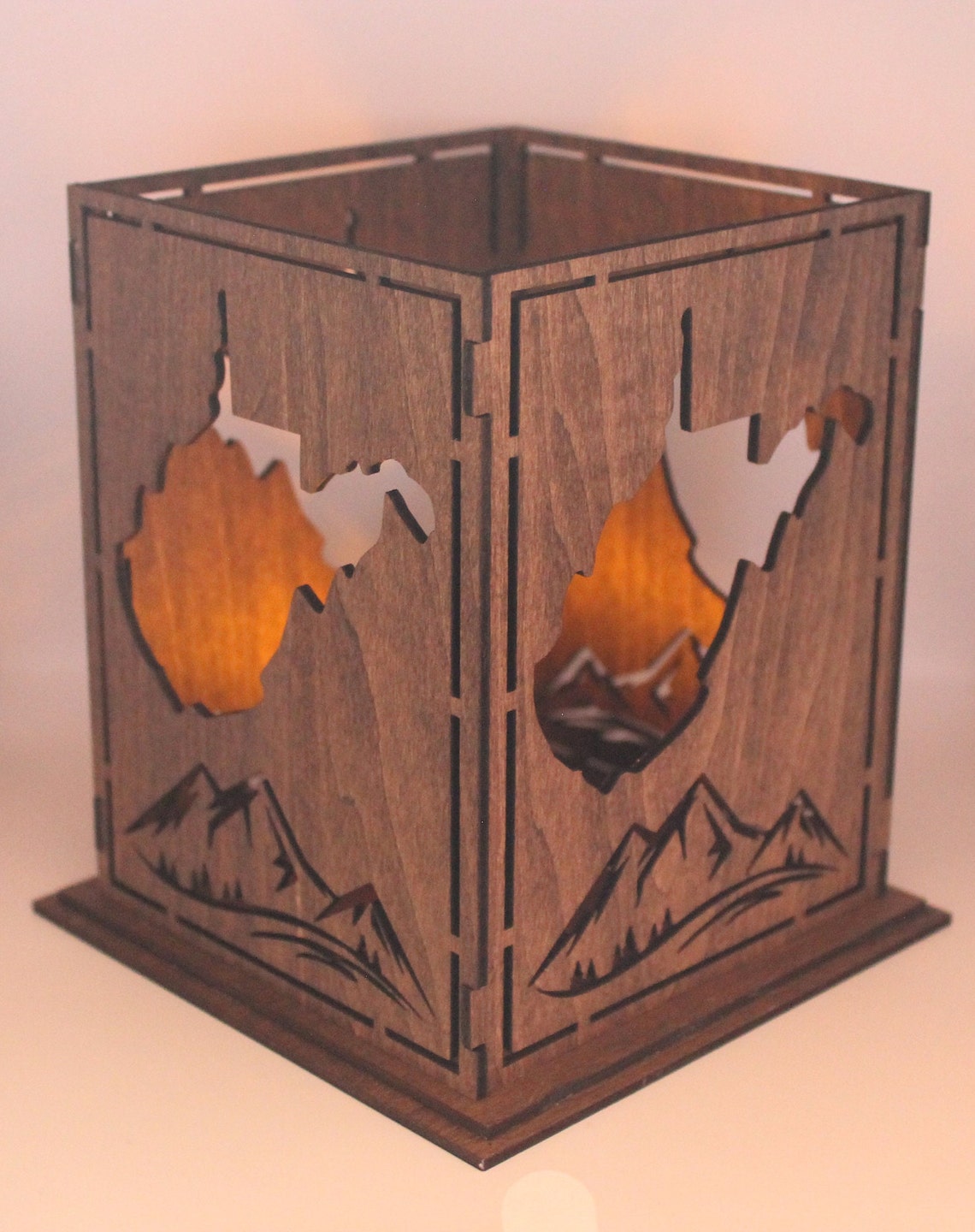 West Virginia LED Candle Holder Lantern - Kona - Etsy