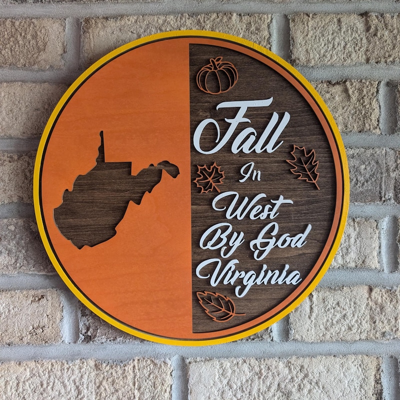 West Virginia Sign - Etsy