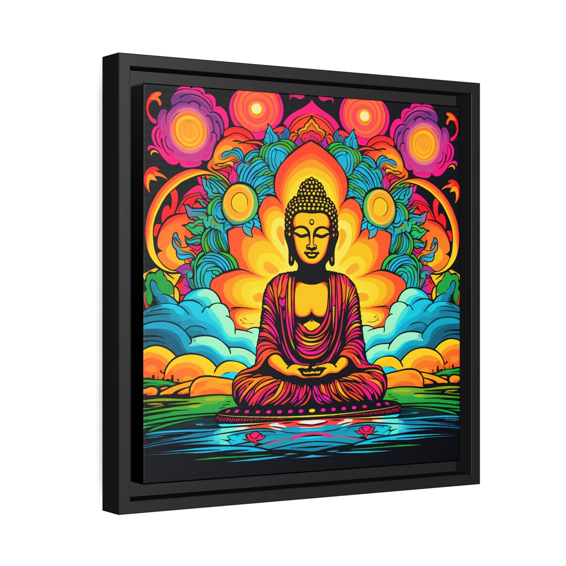 Psychedelic Buddha Art, Spiritual Art, Psychedelic Pop Art, Buddha ...