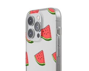 Watermelon iPhone Case Rustic Watermelon Your Name Here - Etsy