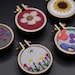 Mini Embroidery Magnet - Etsy