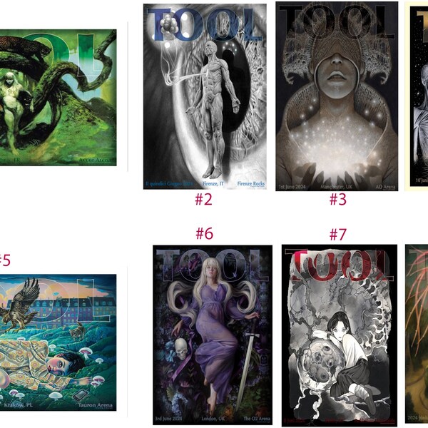 Tool Poster 2024 - Etsy