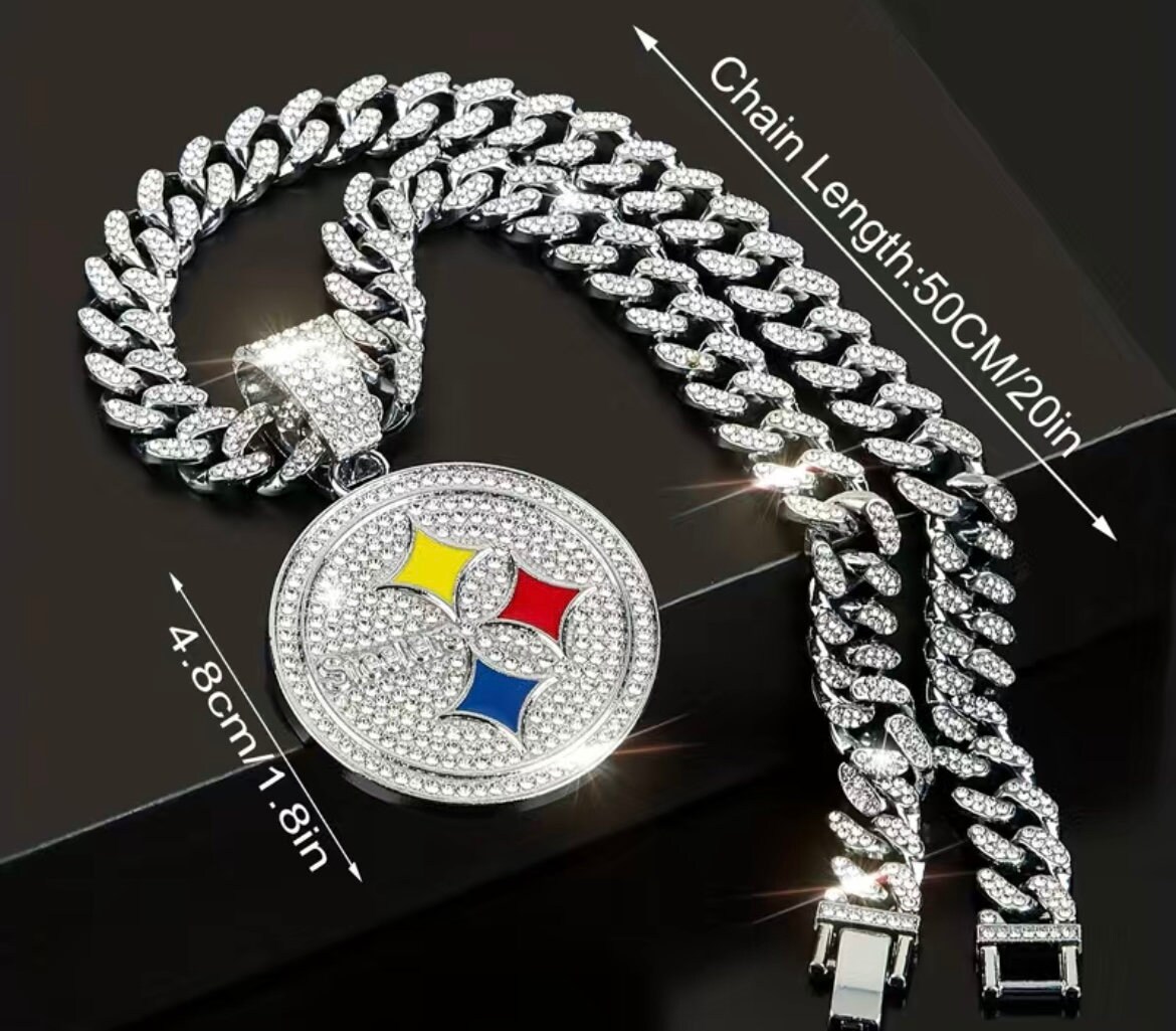 Pittsburgh Steelers Chain Necklace NFL Football USA - Etsy
