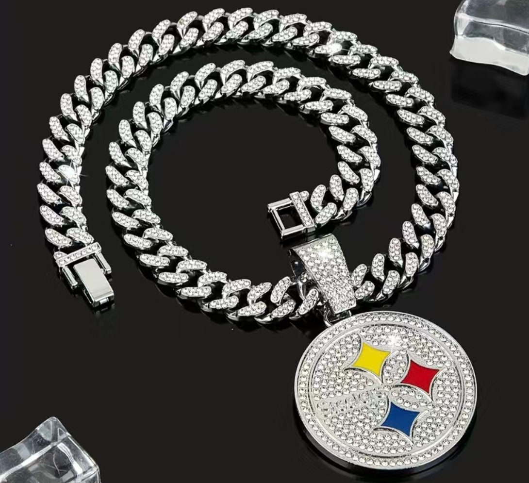 Pittsburgh Steelers Chain Necklace NFL Football USA - Etsy