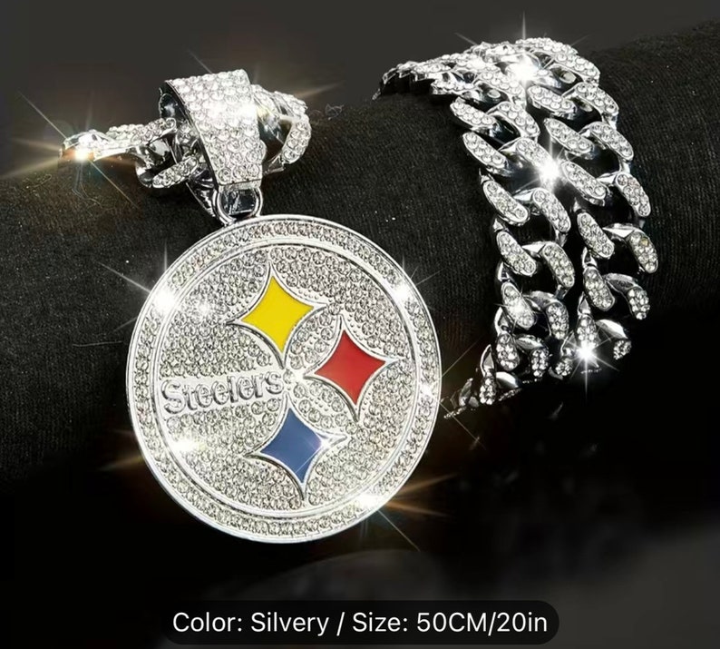Pittsburgh Steelers Chain Necklace NFL Football USA - Etsy