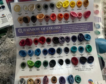 Tuftex Color Chart With Balloons-updated - Etsy