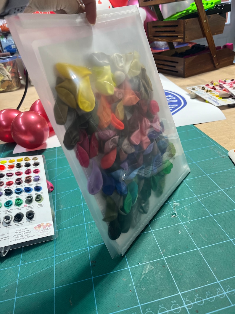 Sempertex Color Chart W/balloons - New Colors Included - Etsy