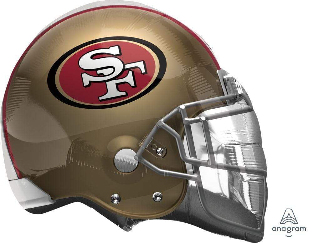 21" San Francisco 49ers Foil Helmets - Etsy