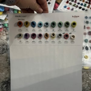 Kalisan Color Chart W/balloons - Etsy