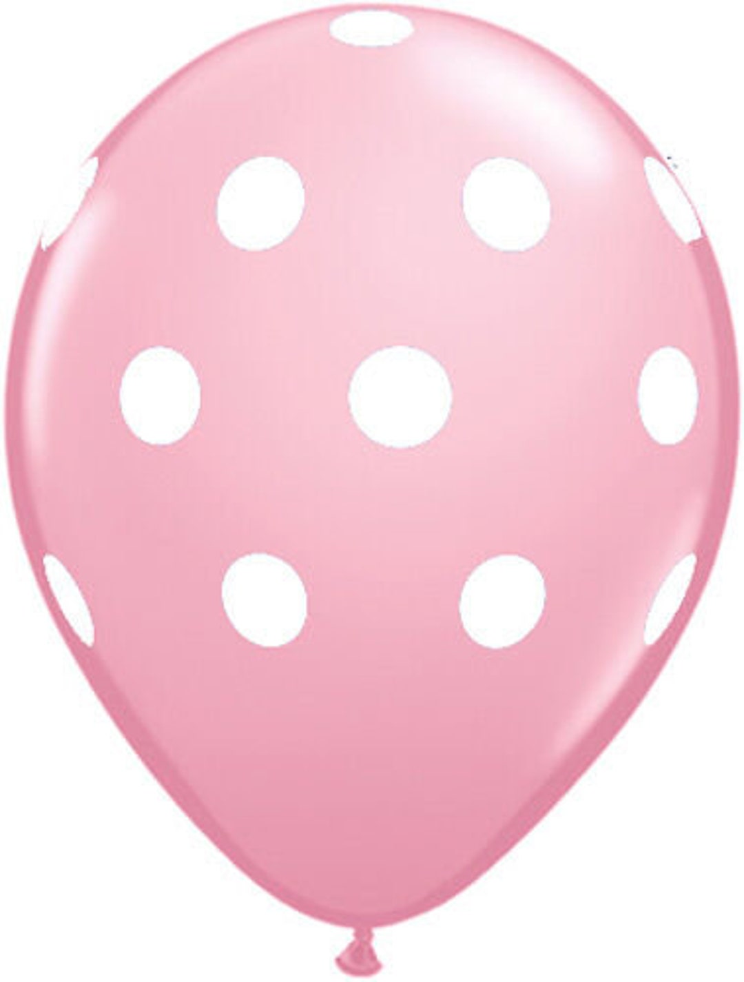 5" Red or Pink Polka Dot Latex Balloons- Packs of 12 - Etsy