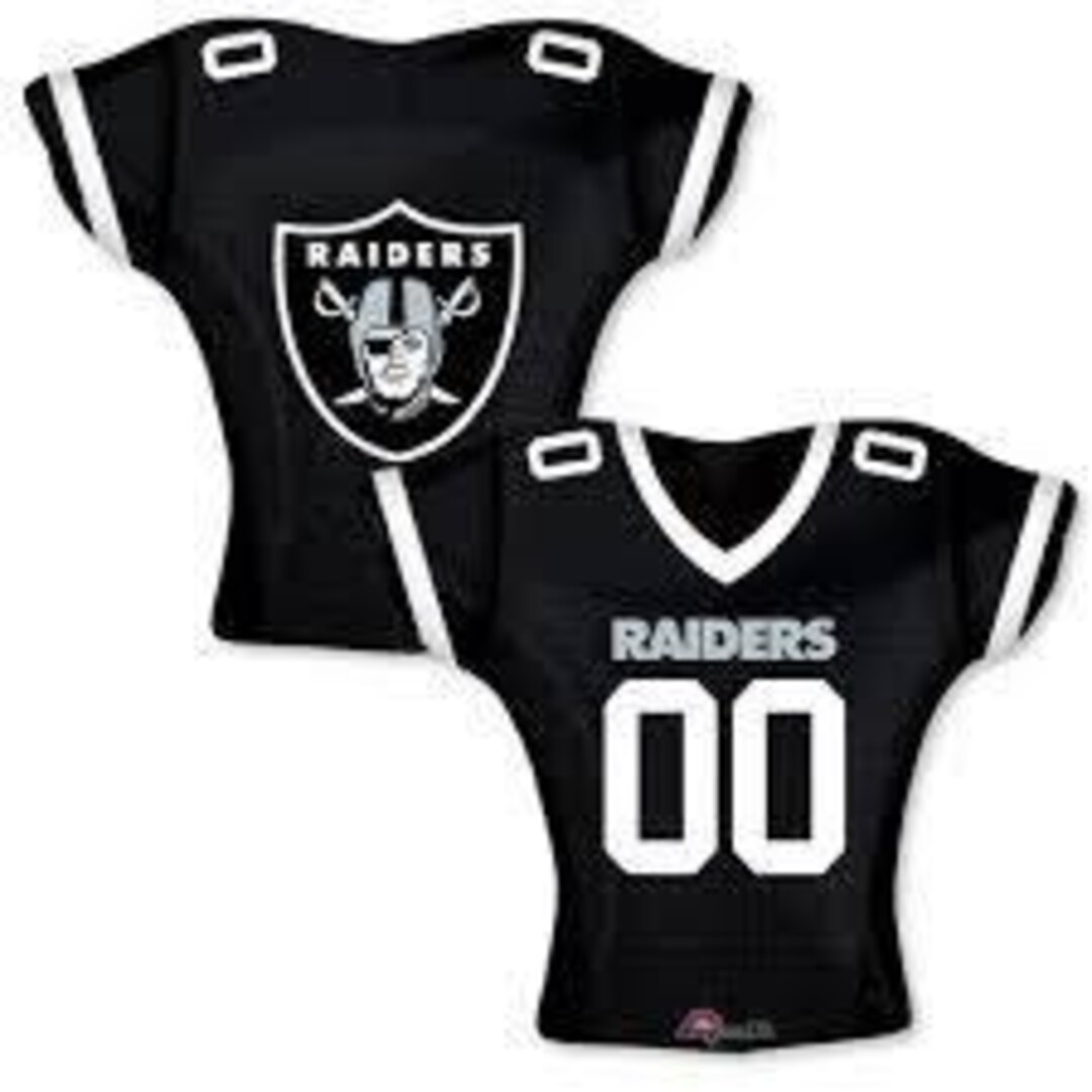 24" NFL Football Balloon Las Vegas Raiders Jersey - Etsy