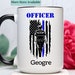 Personalized Police Officer Mug, Custom Police Officer Coffee Mug ...