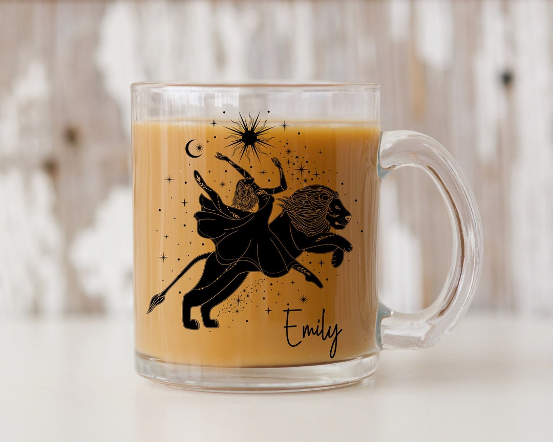 Zodiac Glass Coffee Mug,personalize Zodiac Cup,zodiac Cup,constellation ...