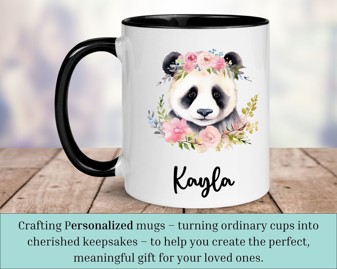 Panda Mug,personalized Panda Mug,custom Panda Gifts for Raccoon Lovers ...
