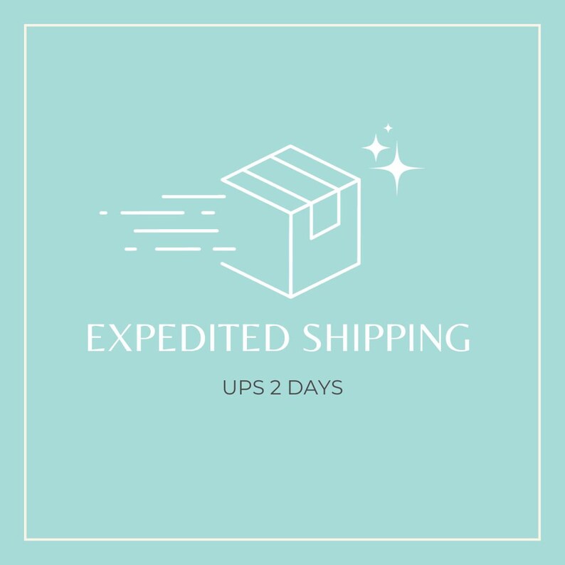 Expedited Shipping Upgrade. UPS 2 Days Shipping Upgrade - Etsy