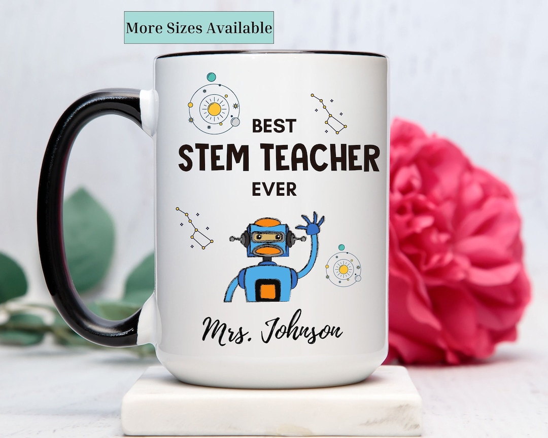 Personalized STEM Teacher Mug,stem Teacher Gift,gift for STEM Teacher ...
