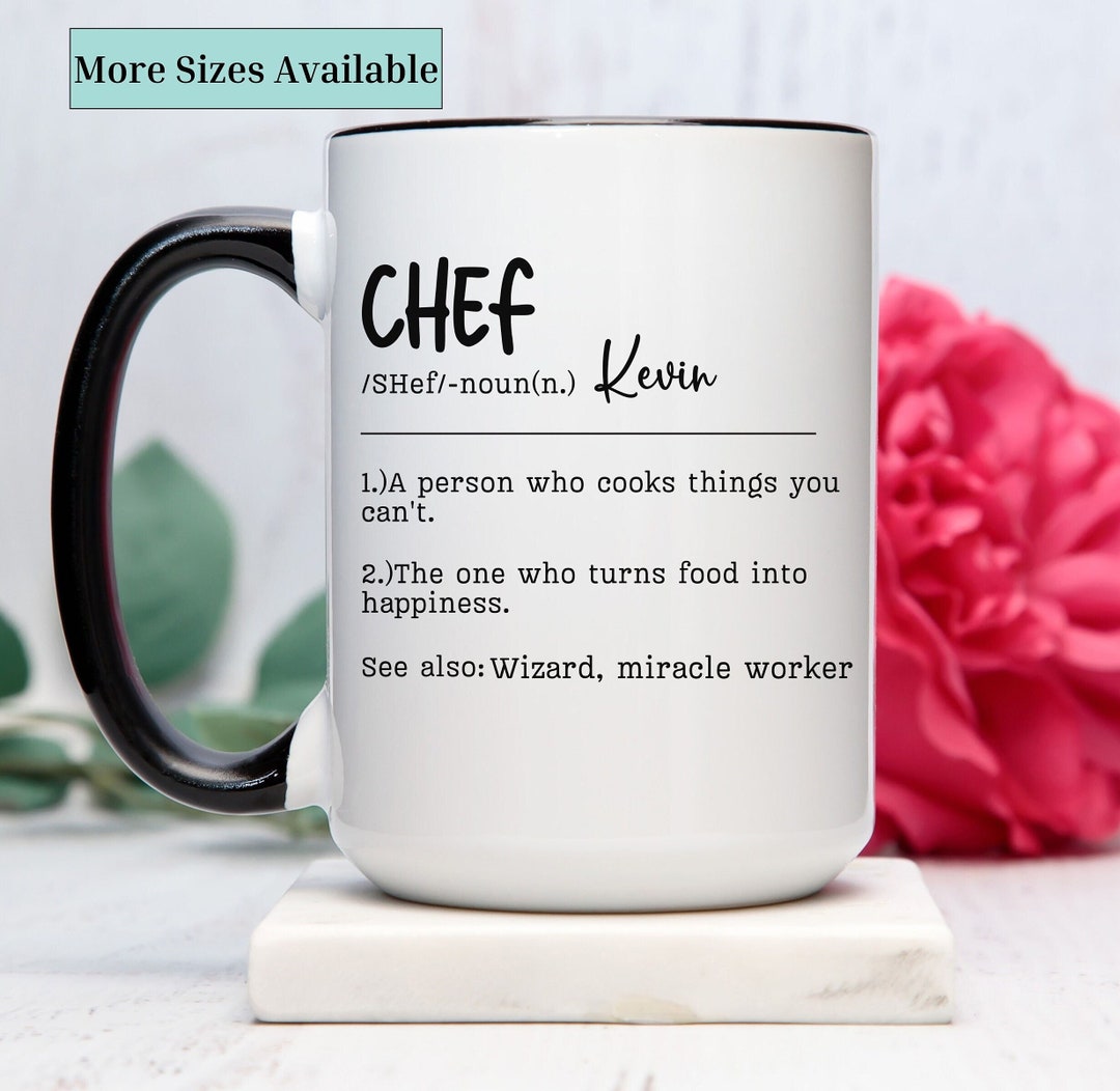 Chef Mug, Custom Chef Name Mug, Personalized Cup,chef Gifts,gift for ...