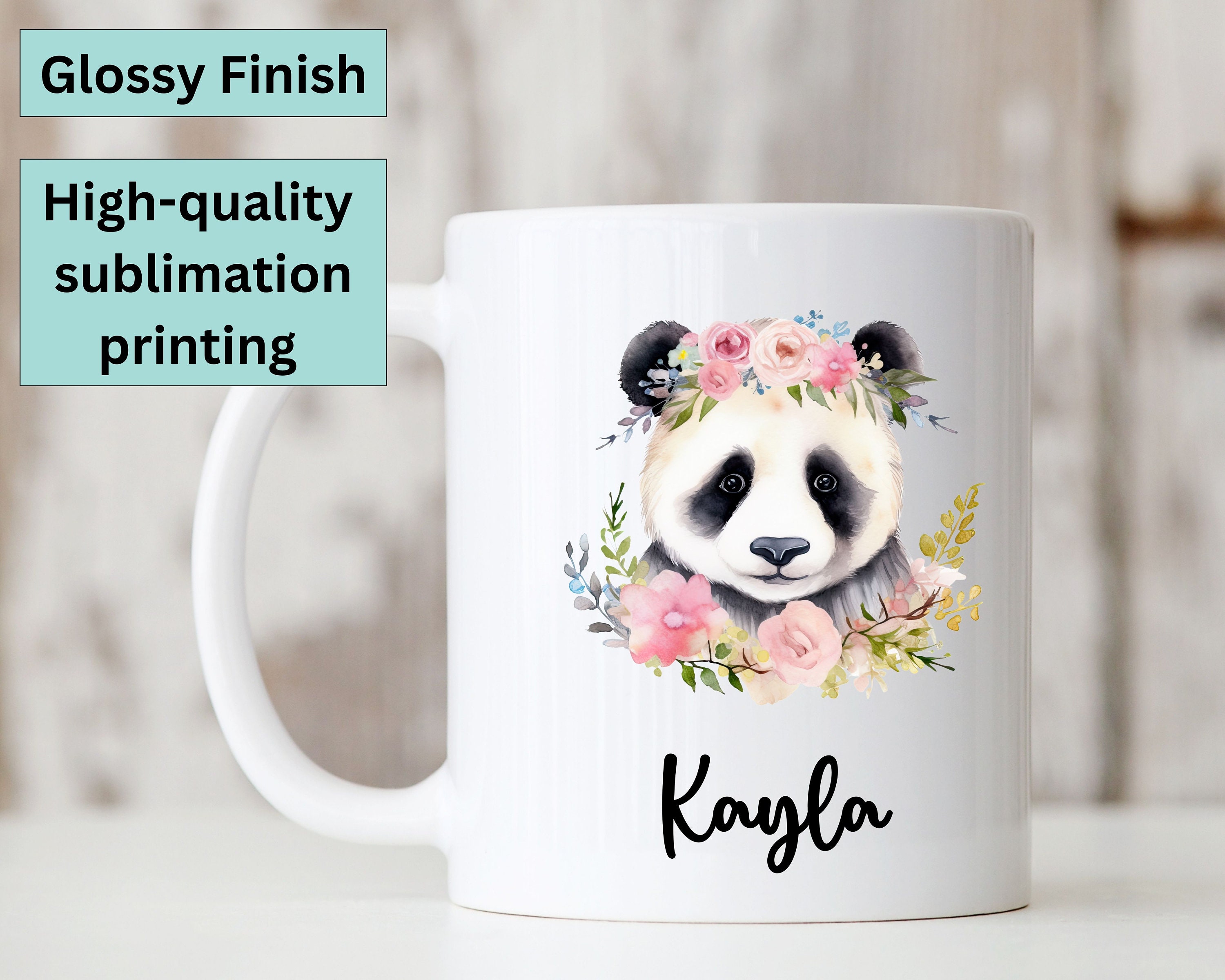 Panda Mug,personalized Panda Mug,custom Panda Gifts for Raccoon Lovers ...