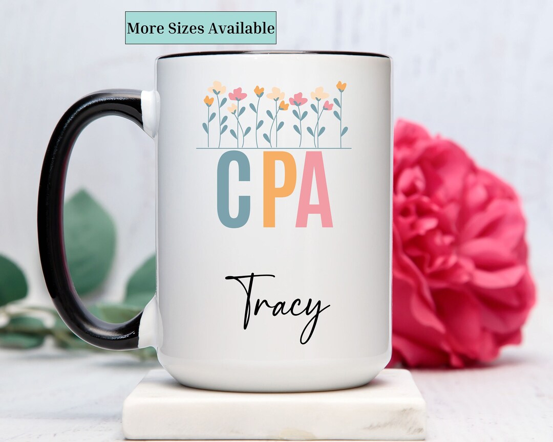 Personalized CPA Mug,custom Accountant Coffee Cup,cpa Mug, Accountant ...