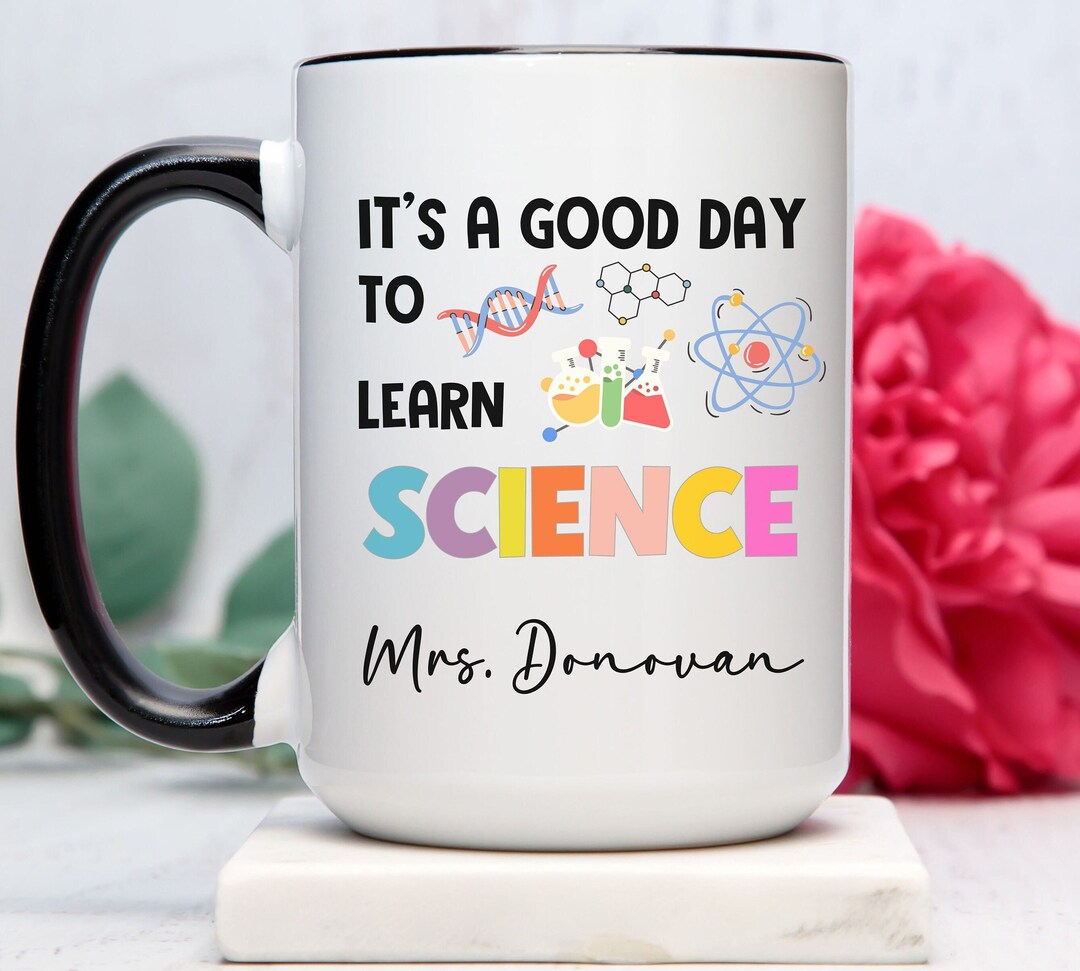 Personalized Science Teacher Mug,science Teacher Gift,science Lover ...