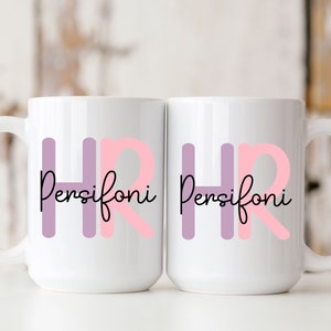 Personalized HR Mug, Ceramic Custom Mug for Human Resource Staff, Gift ...