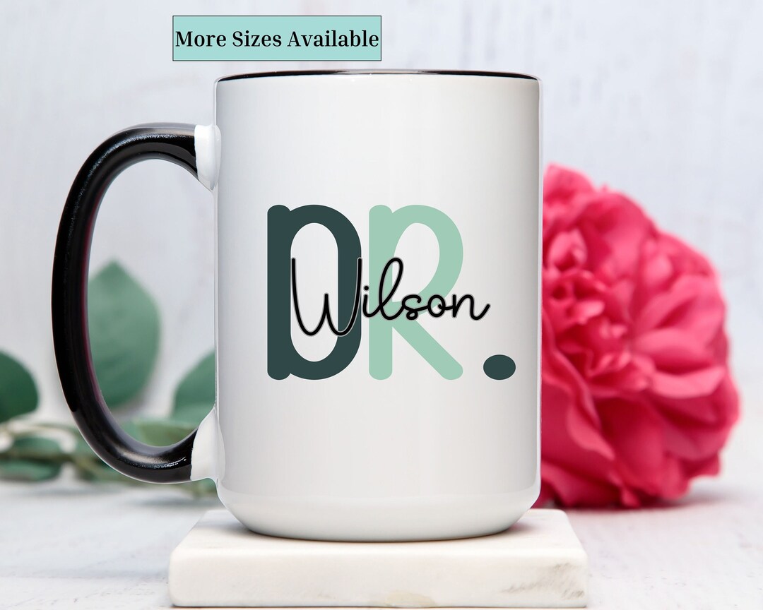 Personalized Doctor Mug, Custom DR Coffee Mug, Gifts for Doctor, Dr ...