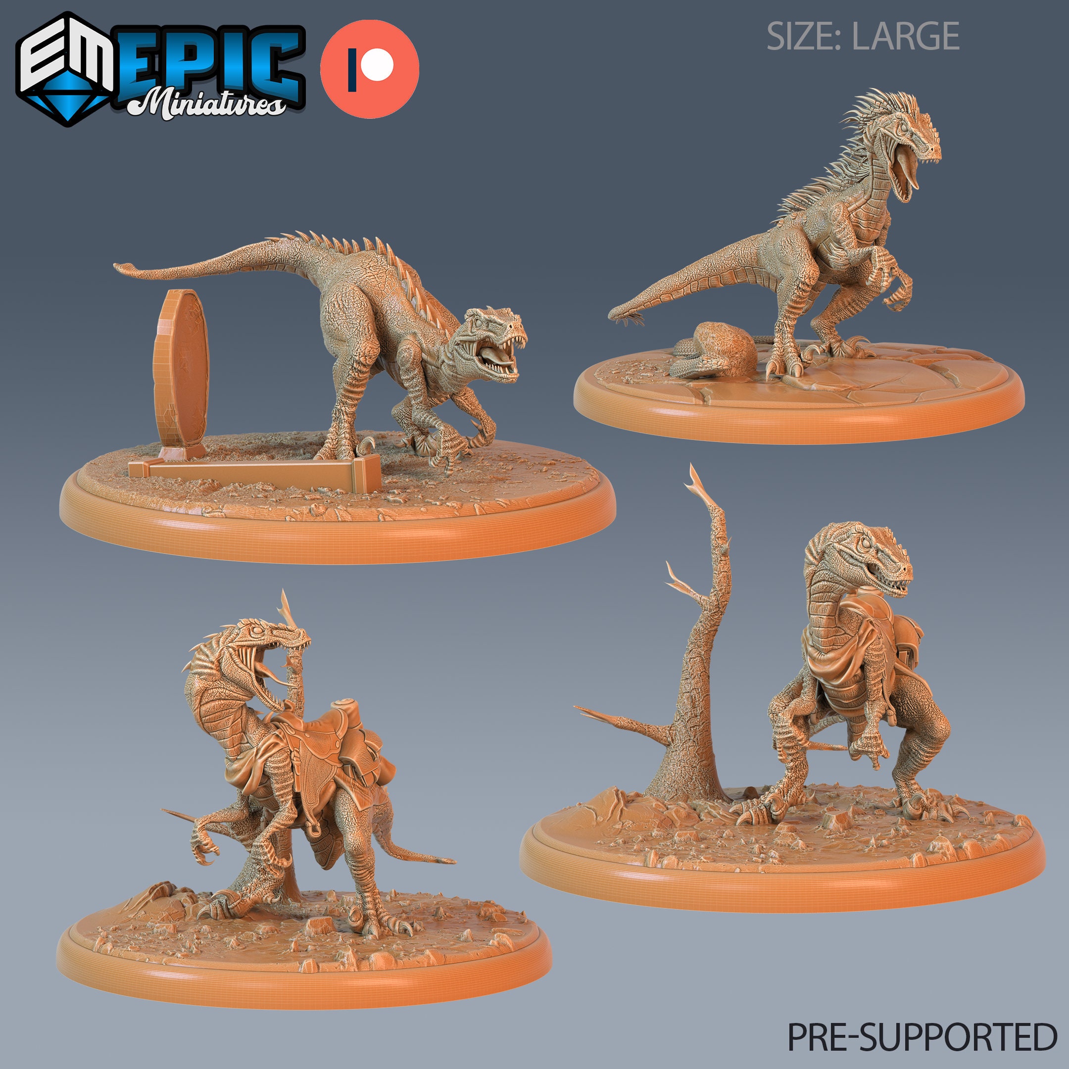 Raptor Velociraptor Dungeons and Dragons 5e Epic Miniatures - Etsy
