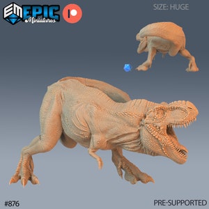 T-rex Tyrannosaurus Rex D&D 5e Dungeons and Dragons Epic Miniatures - Etsy