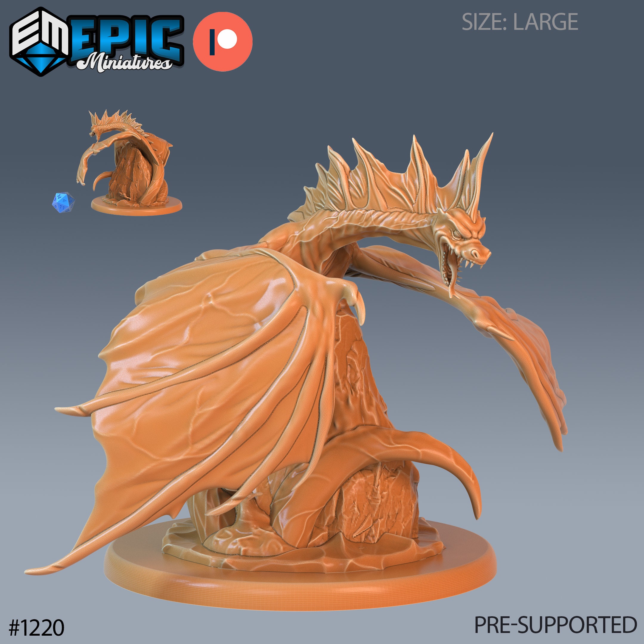 Winged Sea Serpent Dungeons and Dragons 5e Dnd Ocean - Etsy