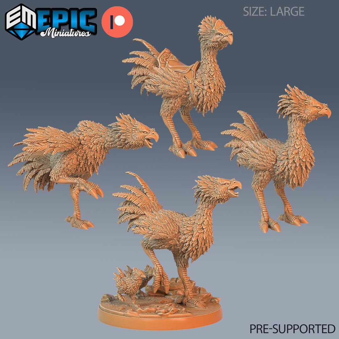 Terror Bird Dungeons and Dragons 5e Epic Miniatures - Etsy