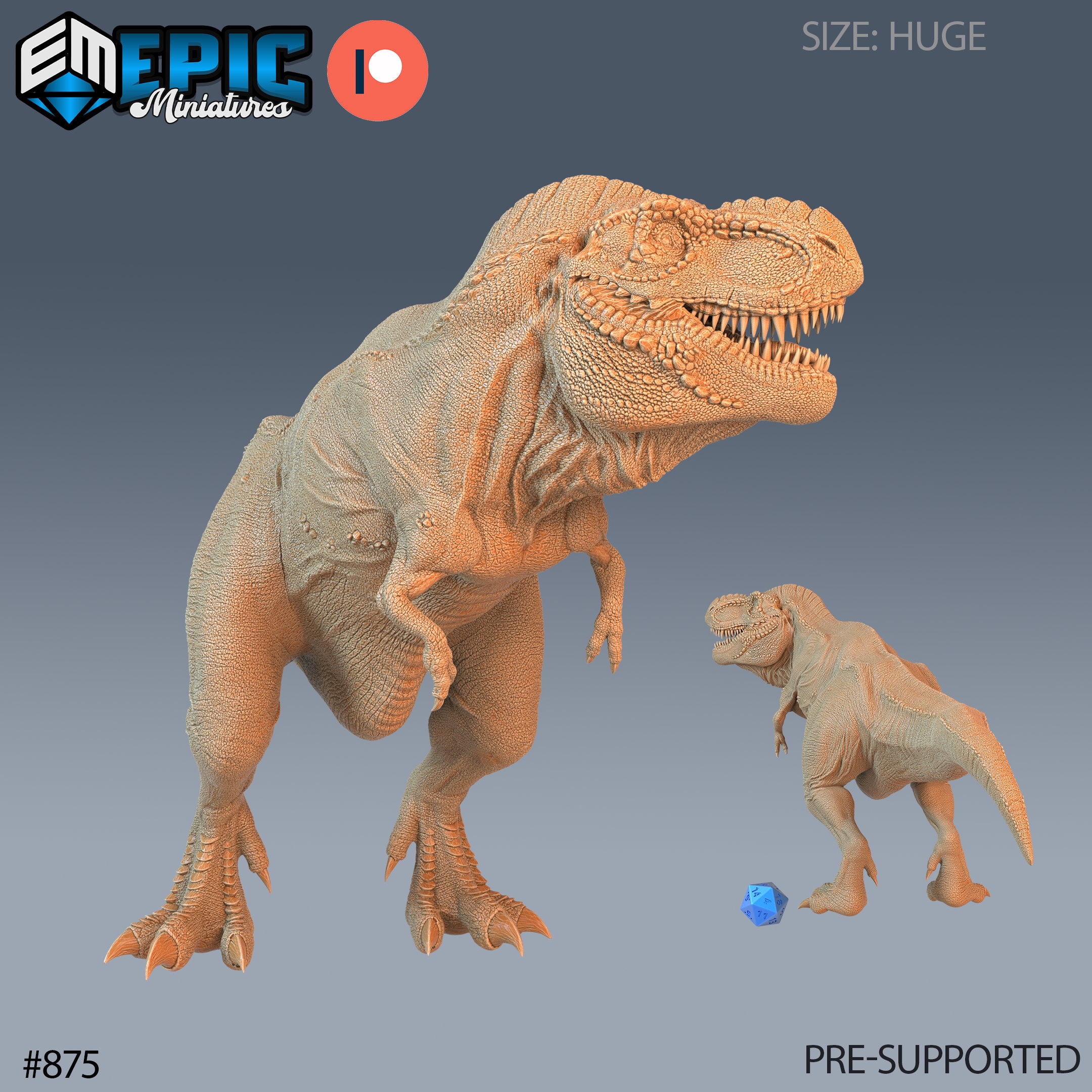 T-rex Tyrannosaurus Rex D&D 5e Dungeons and Dragons Epic Miniatures - Etsy