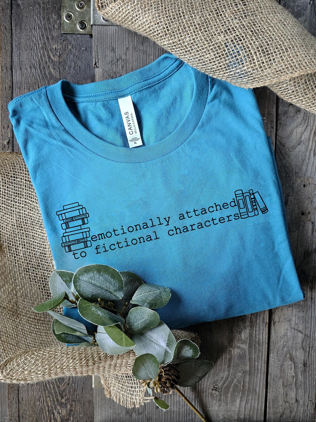 Fictional Characters, Reading T-shirt - Etsy