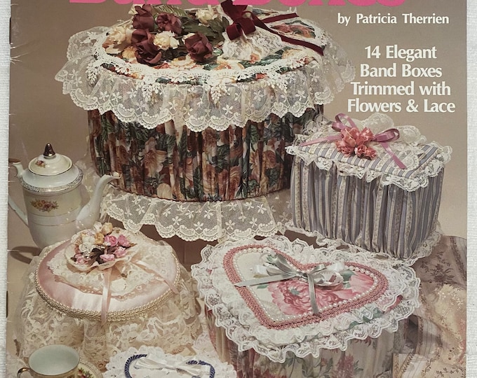 Vintage 1990 Craft Patterns Victorian Band Boxes by Patricia Therrien ...
