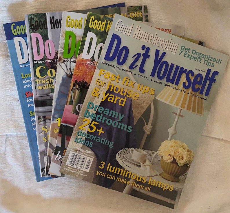 Vintage 1990s and 2000s Good Housekeeping Do It Yourself Magazines - Etsy