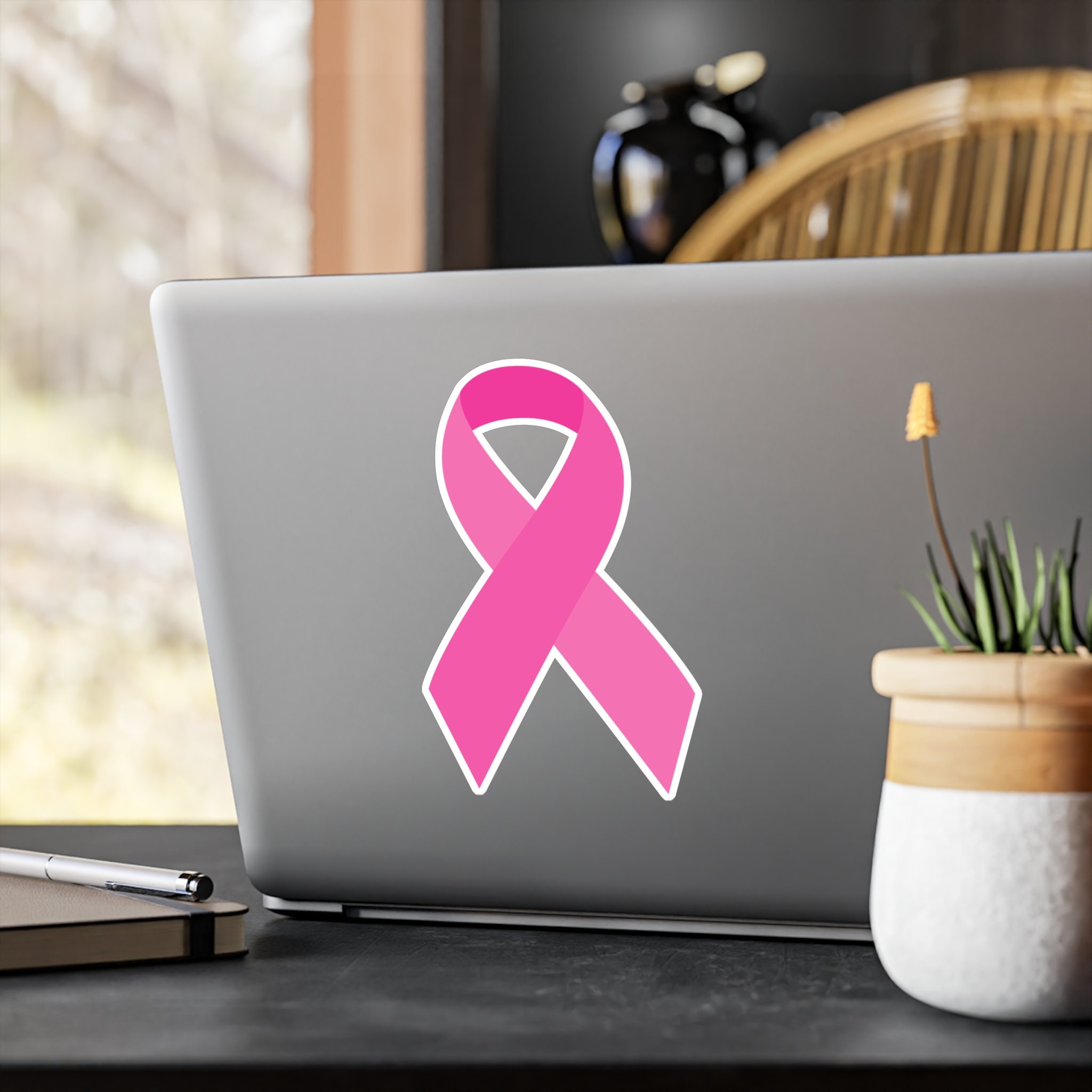 Breast Cancer Ribbon Sticker / Breast Cancer Awareness Ribbon / Pink ...