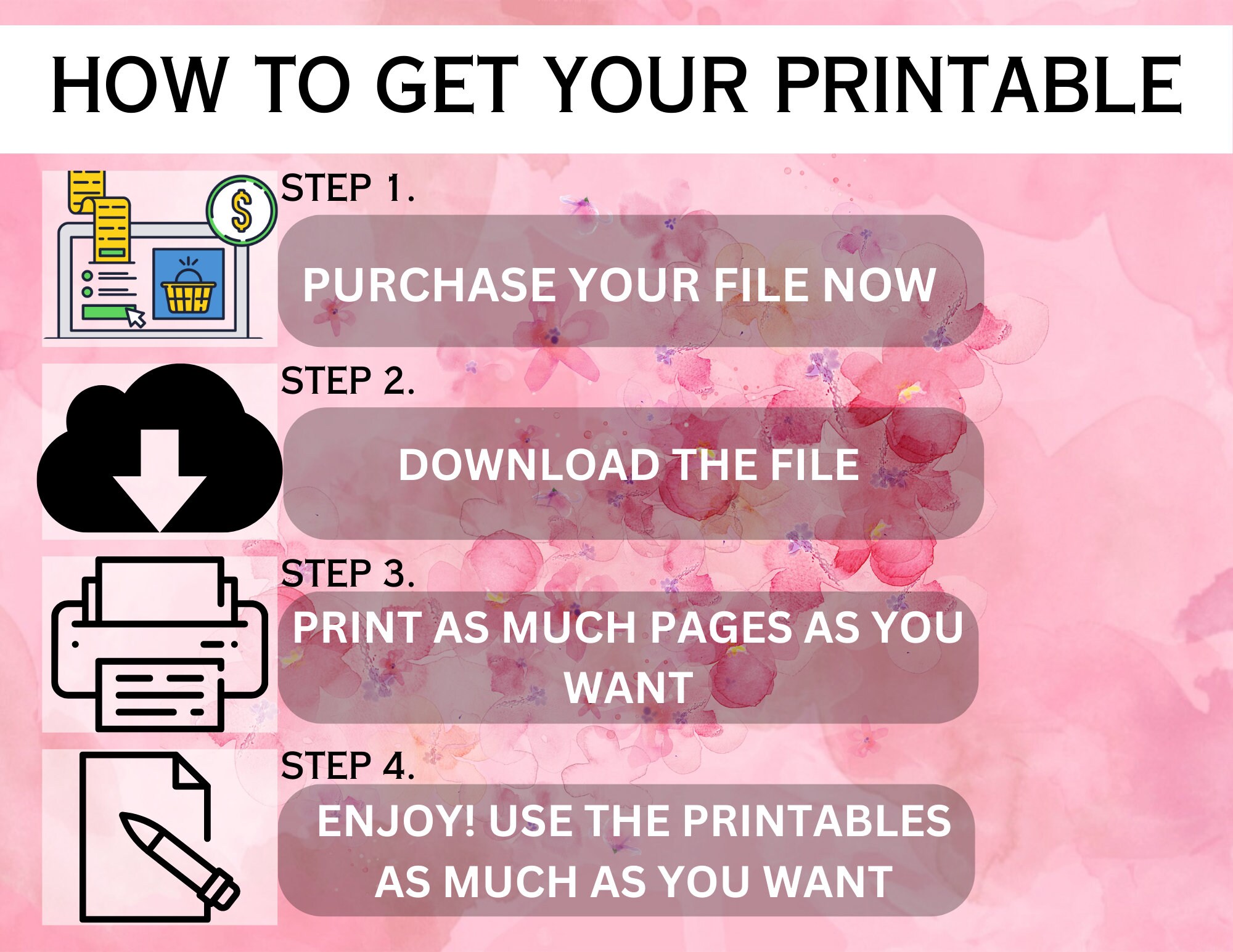 2024 Digital + Printable Full Year Calendar - Etsy