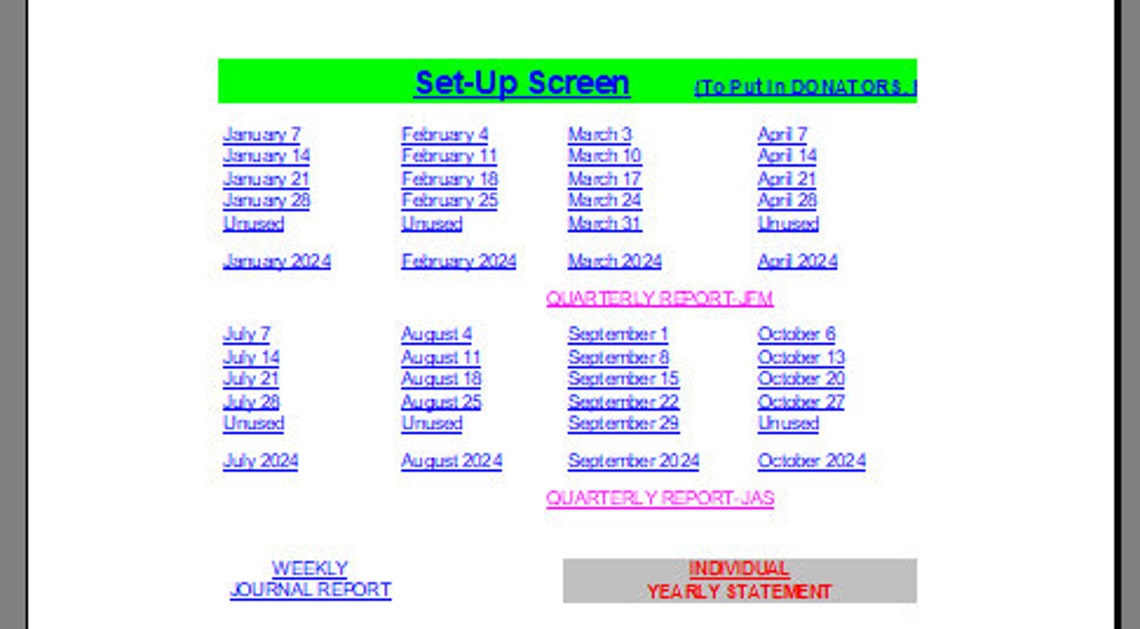 Tithe Spreadsheet. ** PREVIEW VERSION ** SIMPLE, Tithe Donations ...