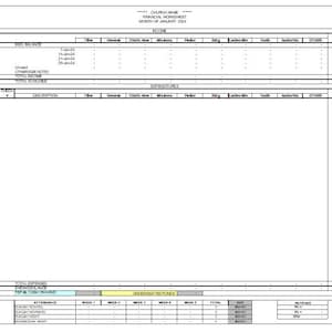 2024 Tithe Spreadsheet. SIMPLE, to the Point, Input Tithe Donations ...