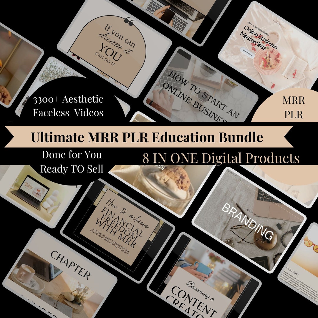 Ultimate Branding Course MRR PLR Digital Products, Master Resell Rights ...