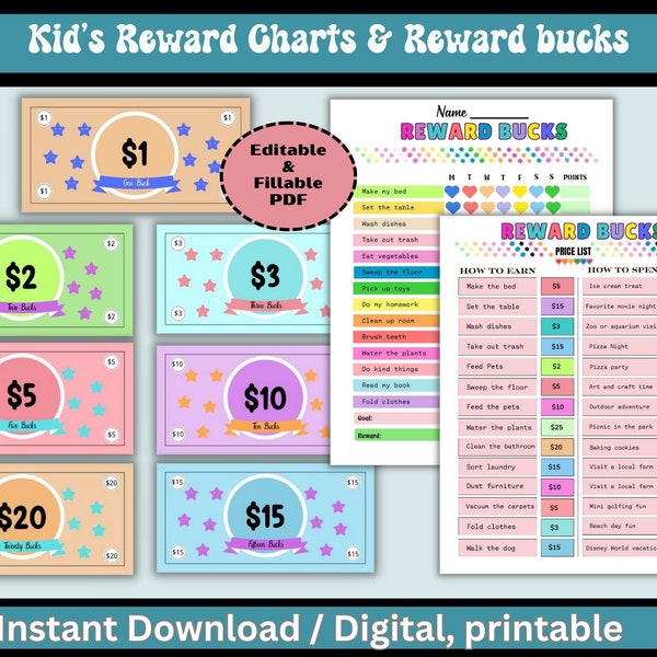 Reward System Chart - Etsy